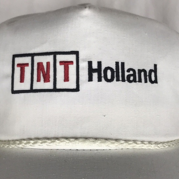 Accessories | Vintage Tnt Holland Trucker Hat Kbrand Usa Made White ...